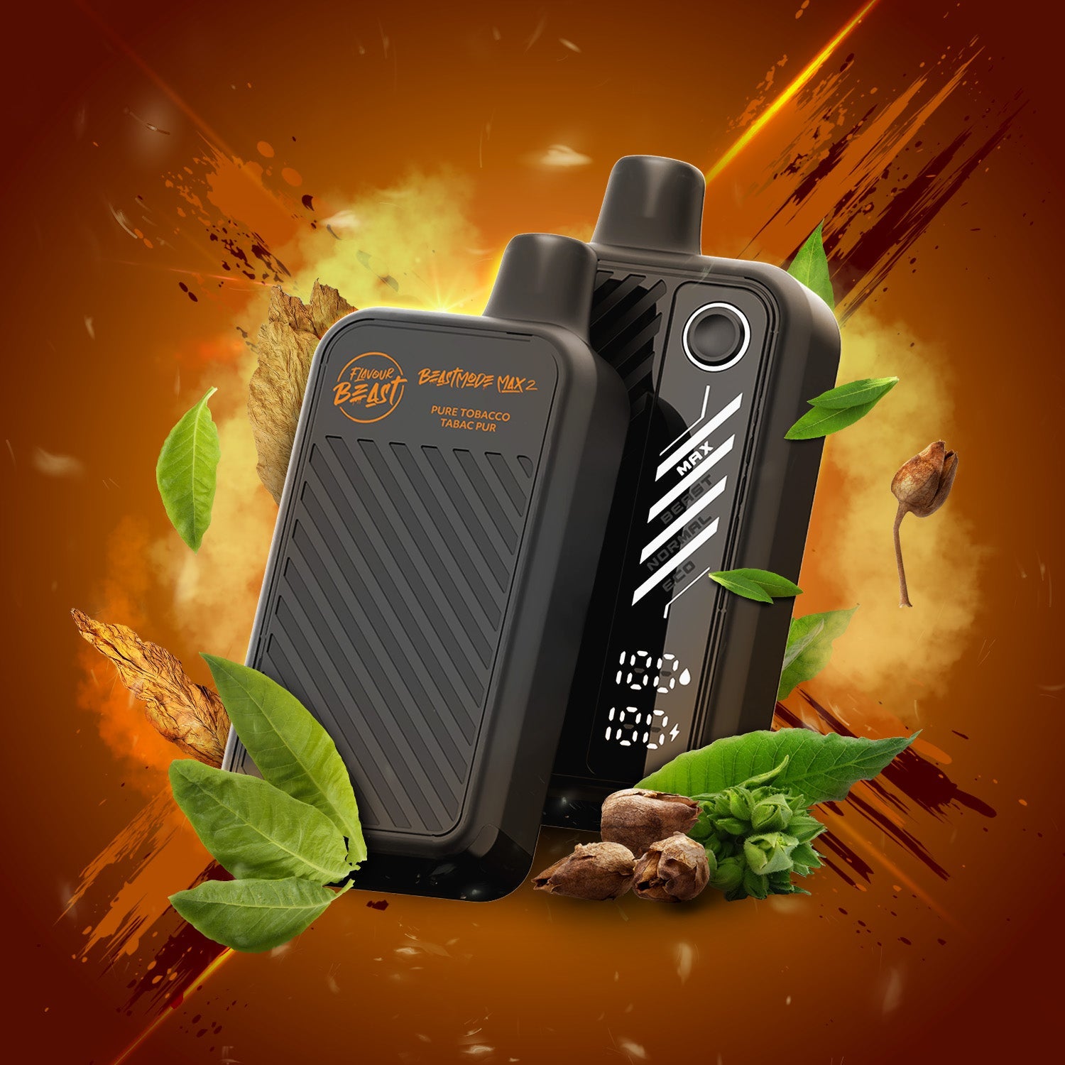 Pure Tobacco - Beast Mode Max 2 Disposable By Flavour Beast - Simpli Vape