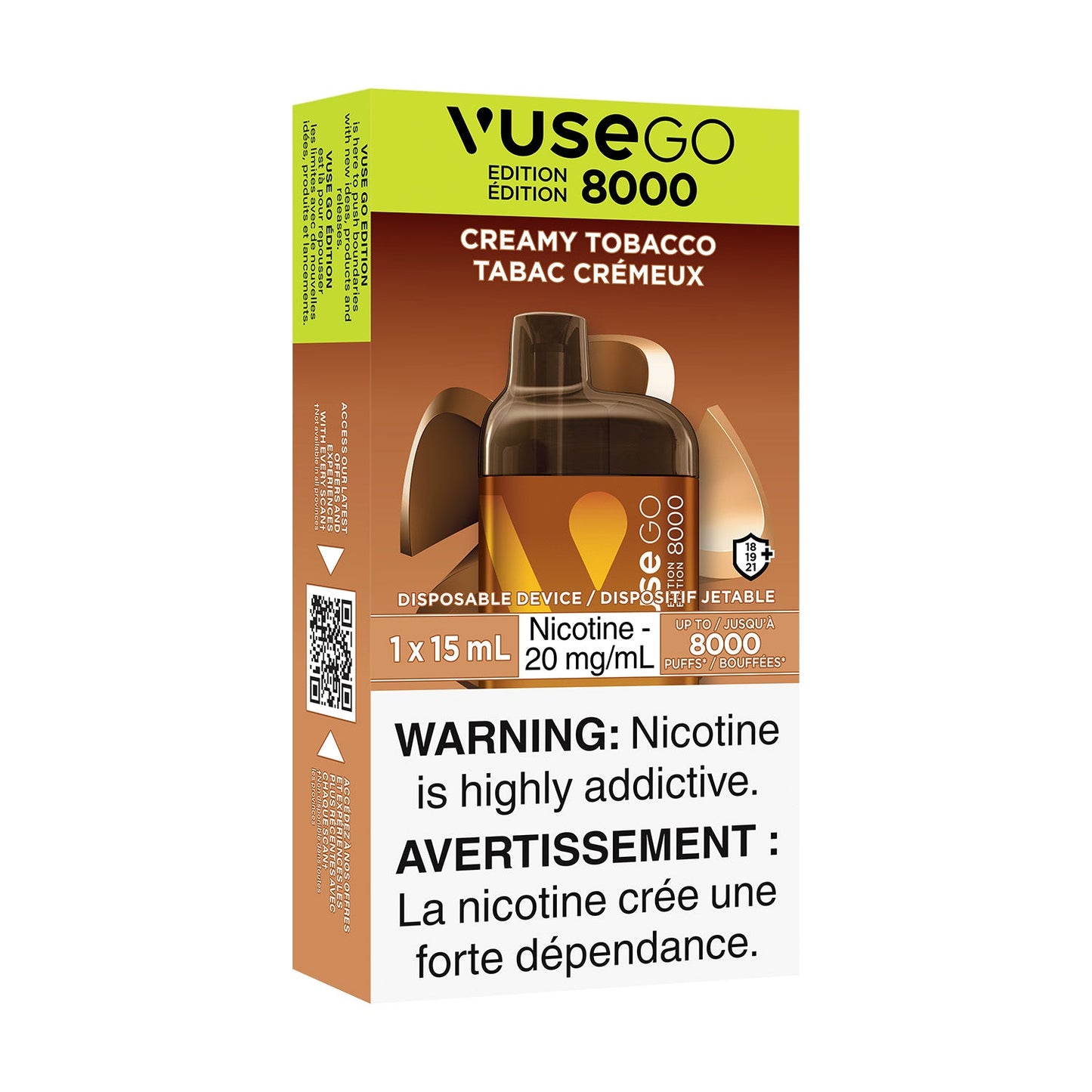 Vuse GO Edition 8000 - Creamy Tobacco – Simpli Vape